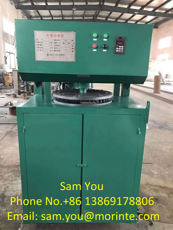 Flock polyester tow disc type cutting machine 38mm accurate