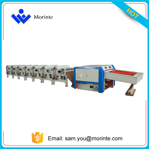 Yarn waste recycling machine for open end spinning