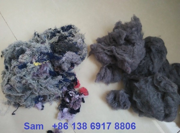 High capacity cotton polyester yarn waste hard waste recycling machine ...